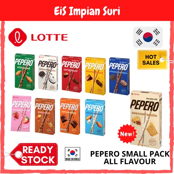 (Ready Stok!!)(EIS)(Mix & Match) Lotte Pepero Small Pack 35g-50g ...