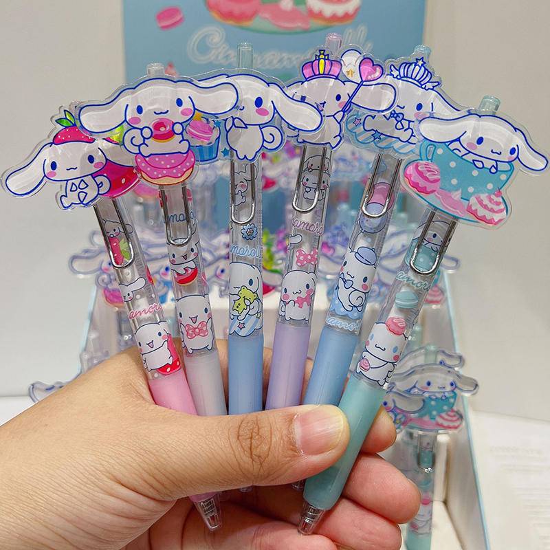 6Pcs/Lot Sanrio Cinnamoroll Cute Acrylic pen stationary supplies pens ...