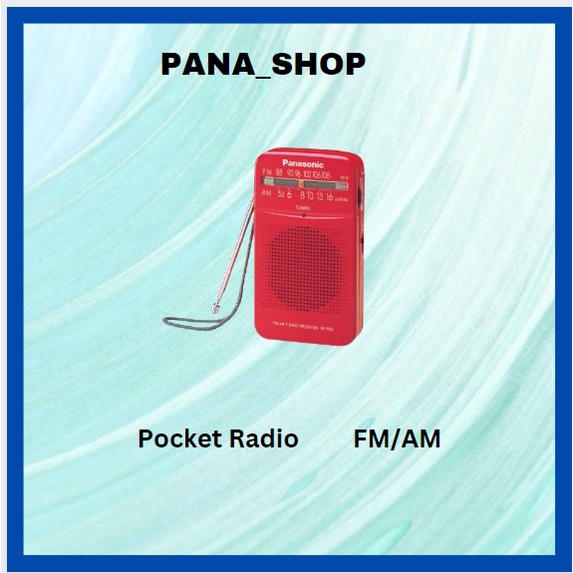 Panasonic Pocket Radio RF-P50 (AM/FM) | Shopee Malaysia