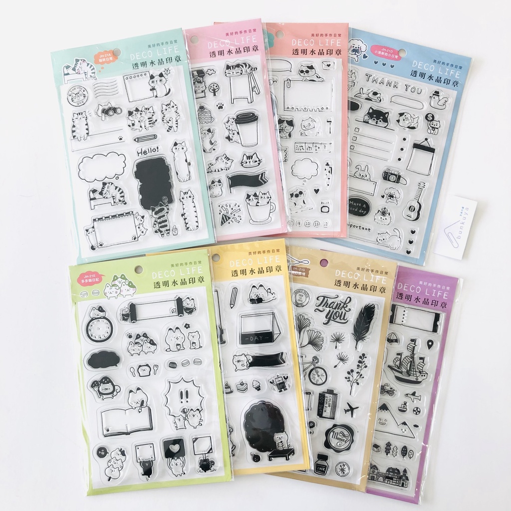 Joystar JH-21 Deco Life Clear Stamp Designs | Shopee Malaysia