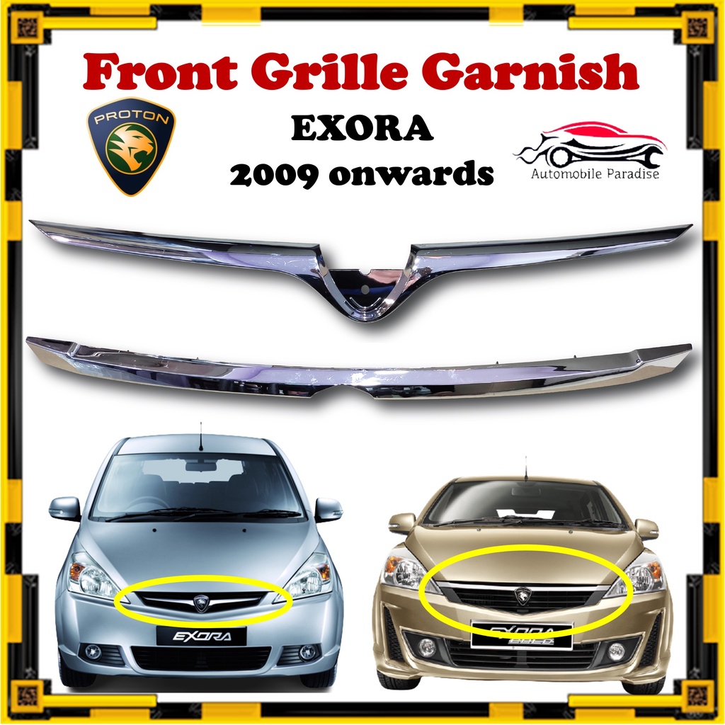 Proton Exora - Chrome Front Grille Garnish / Sarong Depan / Gril Depan ...