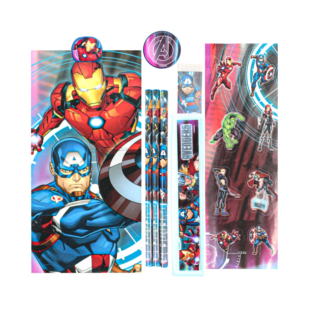 Marvel Avengers Activities Set Children Stationery Set For School ...