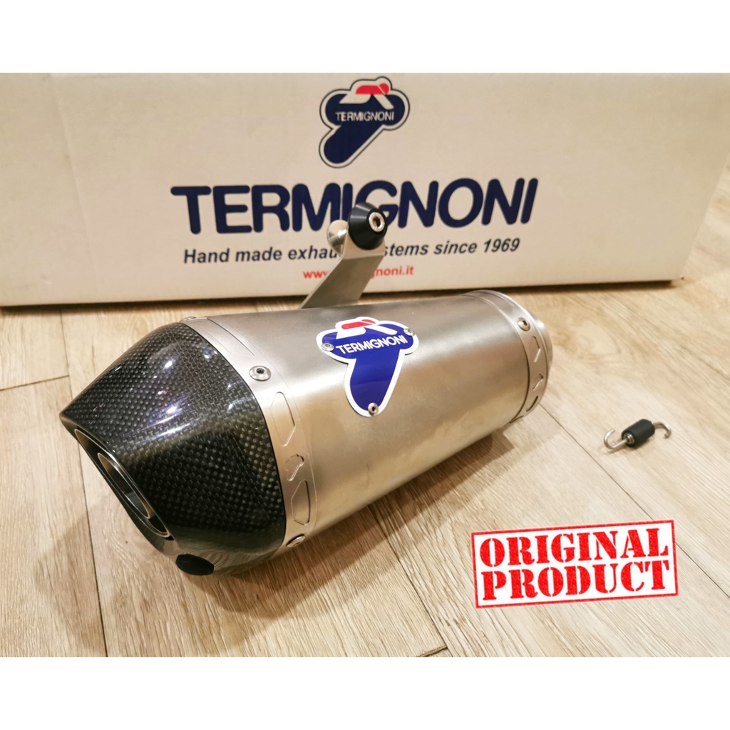 Original TERMIGNONI Carbon Fiber Muffler Motor Modifiy Exhaust Pipe ...