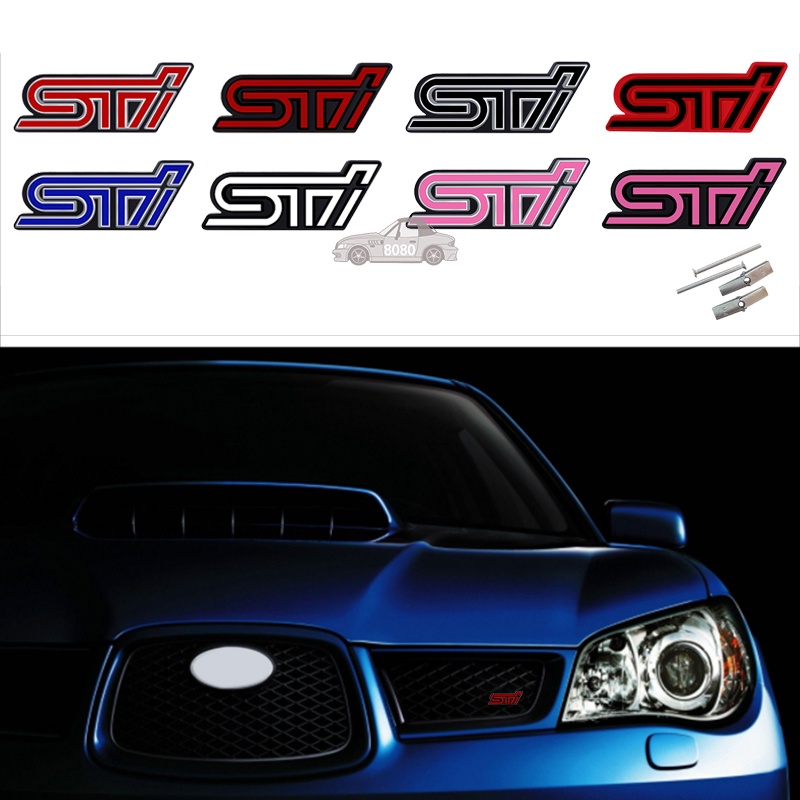 1PC 9.3x3cm Metal Car Front Grill Emblem Auto Body Trunk Sticker ...