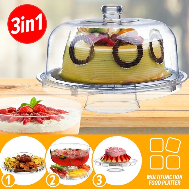 MQ3000 MULTI FUNCTION CAKE STAND AND COVER / BEKAS KEK / BAKKING ...