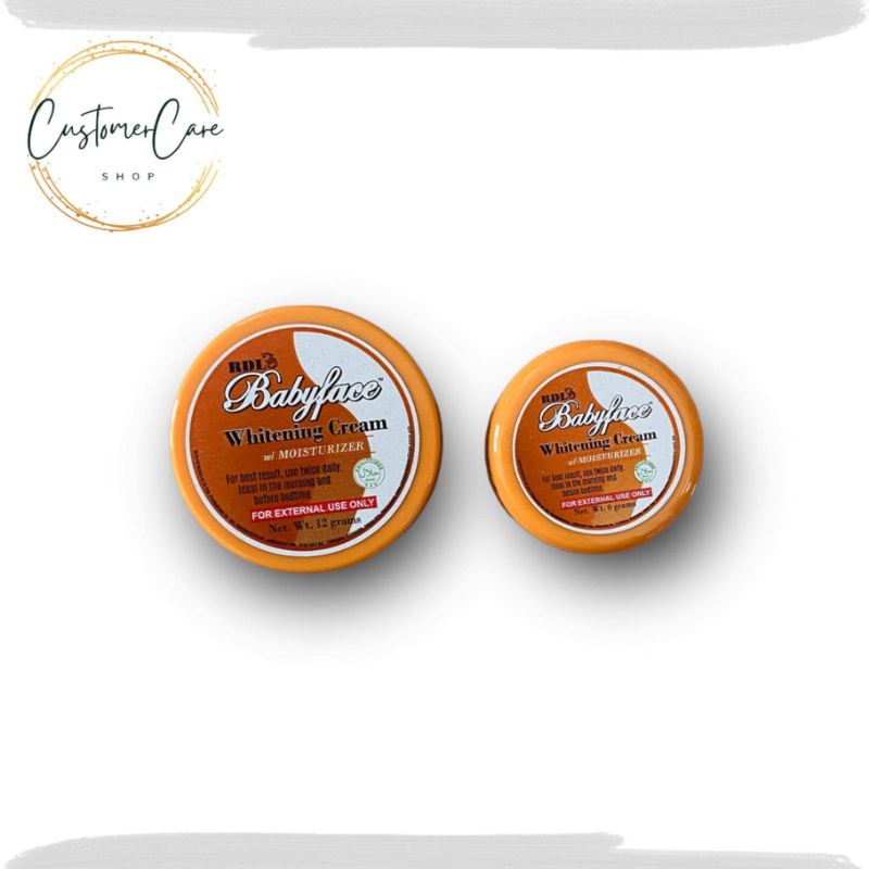 RDL Babyface Whitening Cream with Moisturizer 6g | Shopee Malaysia