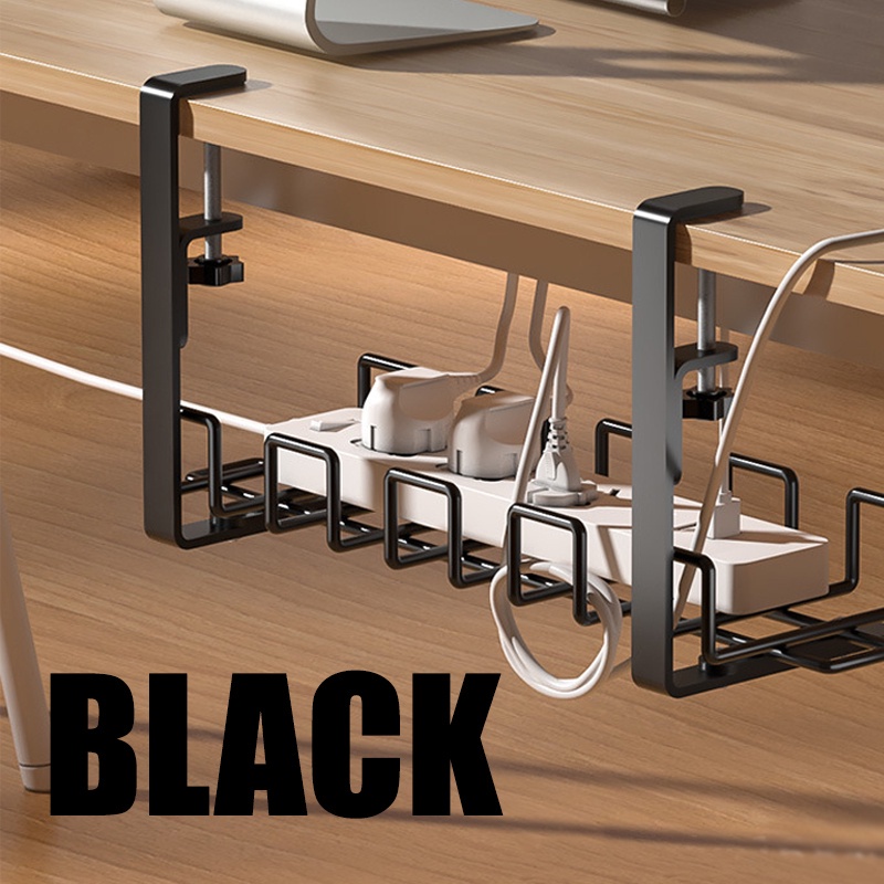 ALX Under Desk Rack Adjustable Cable Storage rack Management Hidden ...