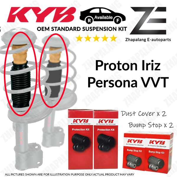 Proton Iriz Persona VVT KYB Front Rear Absorber Dust Cover Shaft Bump ...