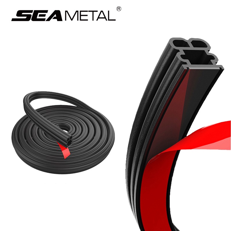 SEAMETAL Car Door Seal Strip Rubber Weatherstrip Universal Anti ...