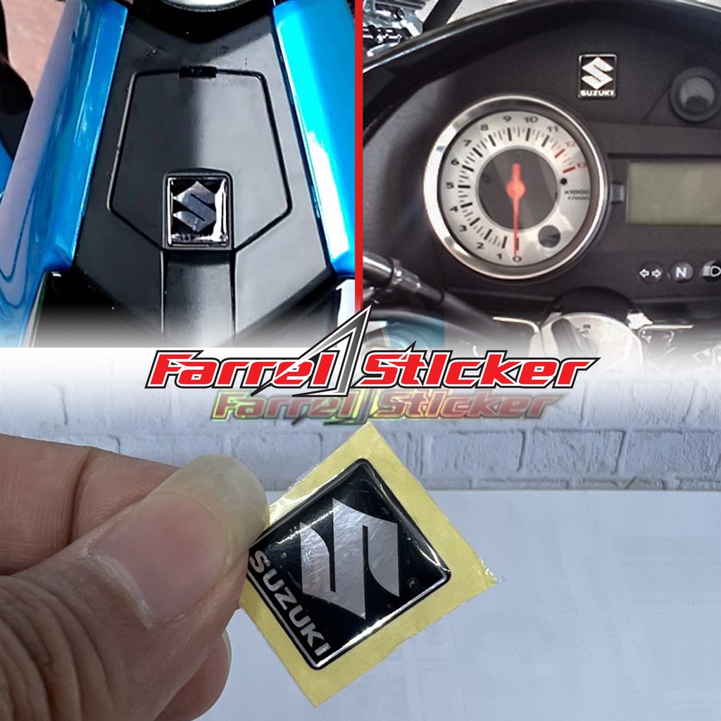 Sticker Embossed S spido sticker 3d logo SUZUKI Box | Shopee Malaysia