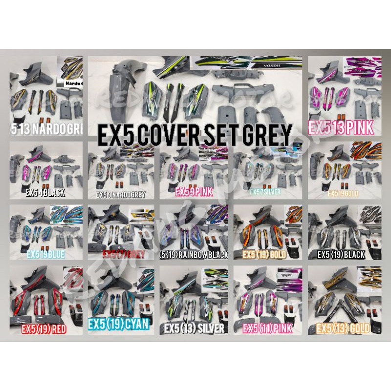 EX5 DREAM Cover Set NARDO GREY Complete | Shopee Malaysia