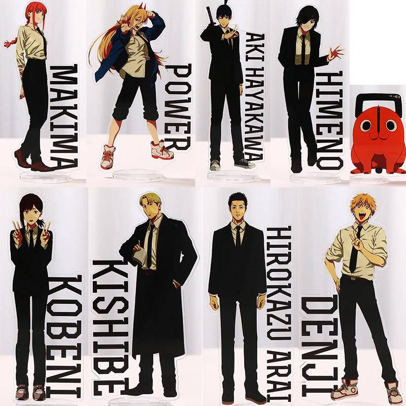 Chainsaw Man Acrylic Stand Figure Model Man Denji Makima Aki Hayakawa ...