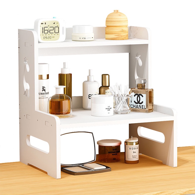 Dressing tabletop perfume skin care storage rack multifunction rack ...