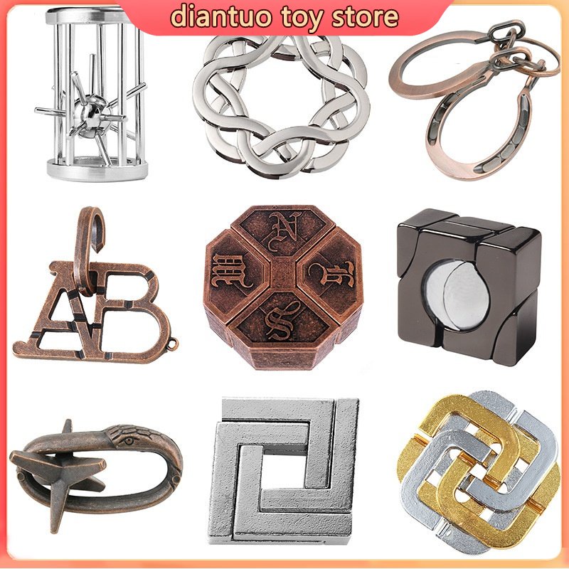 High Quality Intelligent Lock Toy Brain Tester Development Alloy Key ...