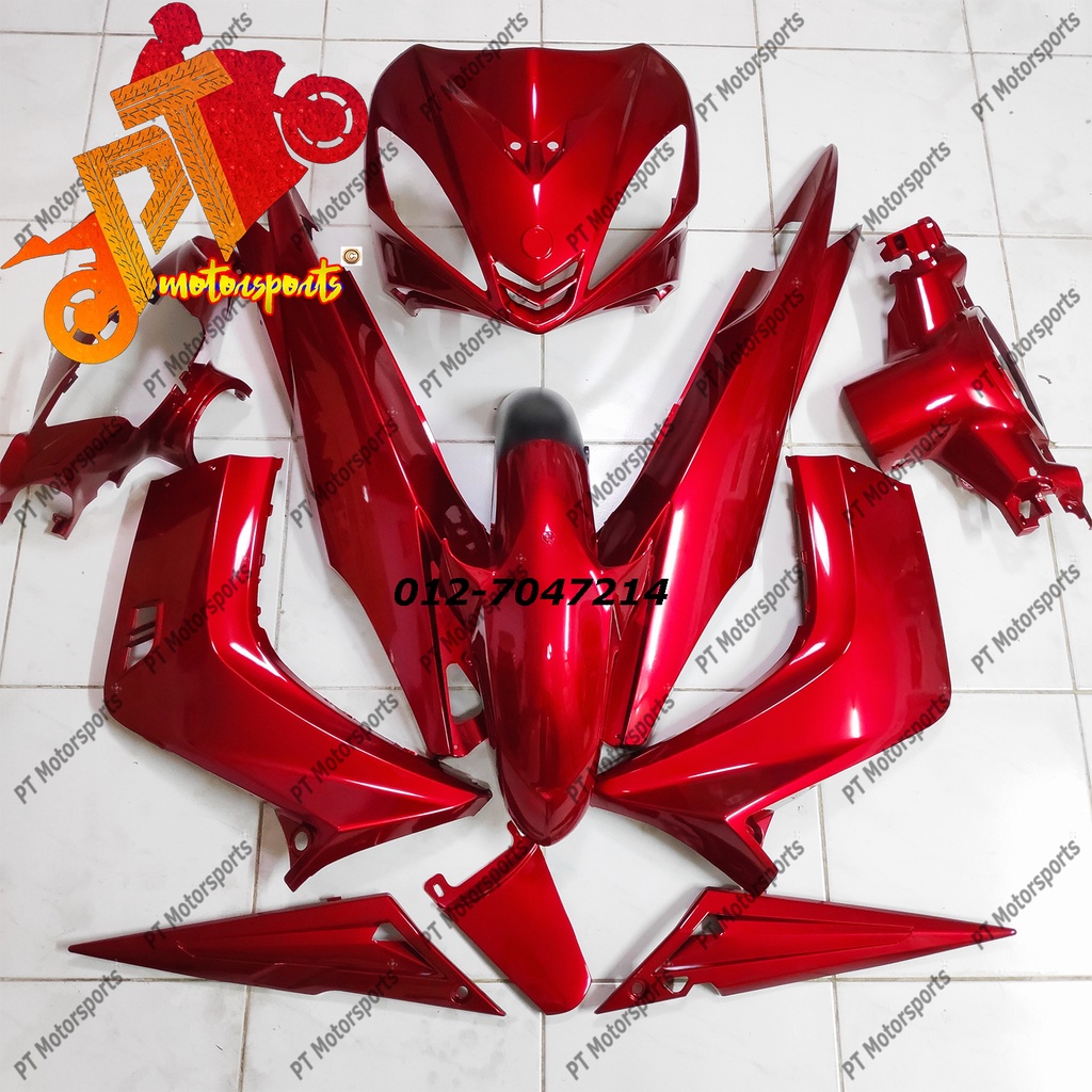 Yamaha Lc 135 V1 Cover Set Kosong Black Red Blue Yellow White Hijau ...
