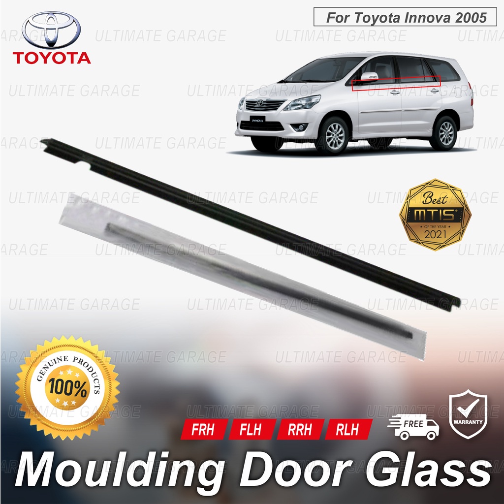 MTIS JAPAN TOYOTA INNOVA TGN40 2005 GLASS DOOR MOULDING SEAL RUBBER ...