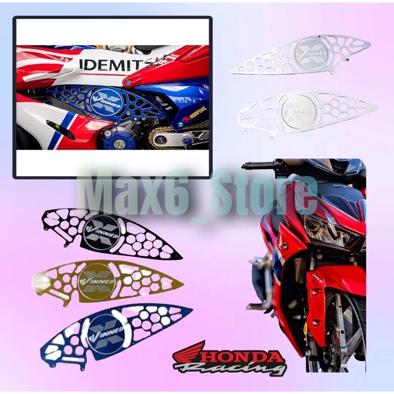 Honda RSX Side Engine Cover Alloy CNC For Winner X / HONDA RSX RS-X 150 ...