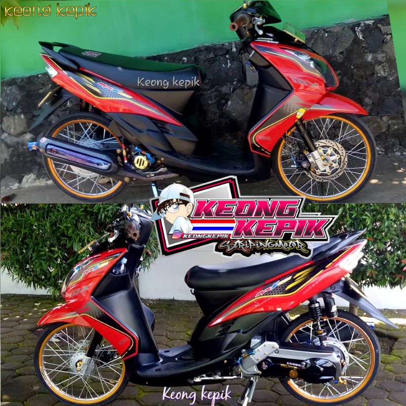 Striping STICKER LIS VARIATIONS THAILAND MOTORCYCLE YAMAHA MIO SOUL ...