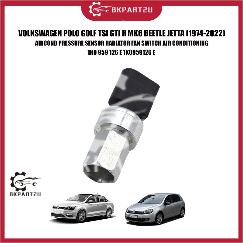 VOLKSWAGEN POLO GOLF TSI GTI R MK6 BEETLE JETTA AIRCOND PRESSURE SENSOR ...