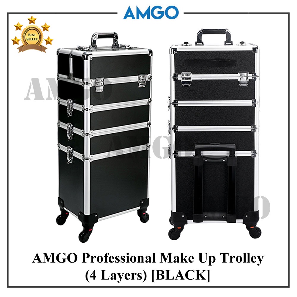 AMGO Make Up Trolley Multilayer Toolbox Cosmetic Storage Box MakeUp ...
