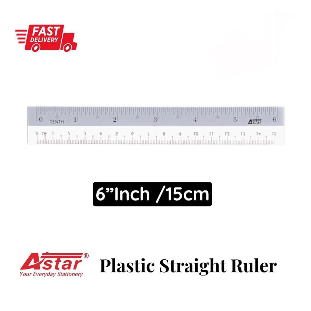 Astar Plastic Straight Ruler 15cm/ 20cm/ 30cm 🔥ReadyStock🔥 | Shopee Malaysia