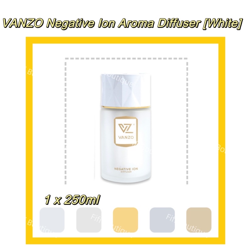 Ready Stock☑️ VANZO Negative Ion Aroma Diffuser [White] 首创负离子香薰加湿器 ...