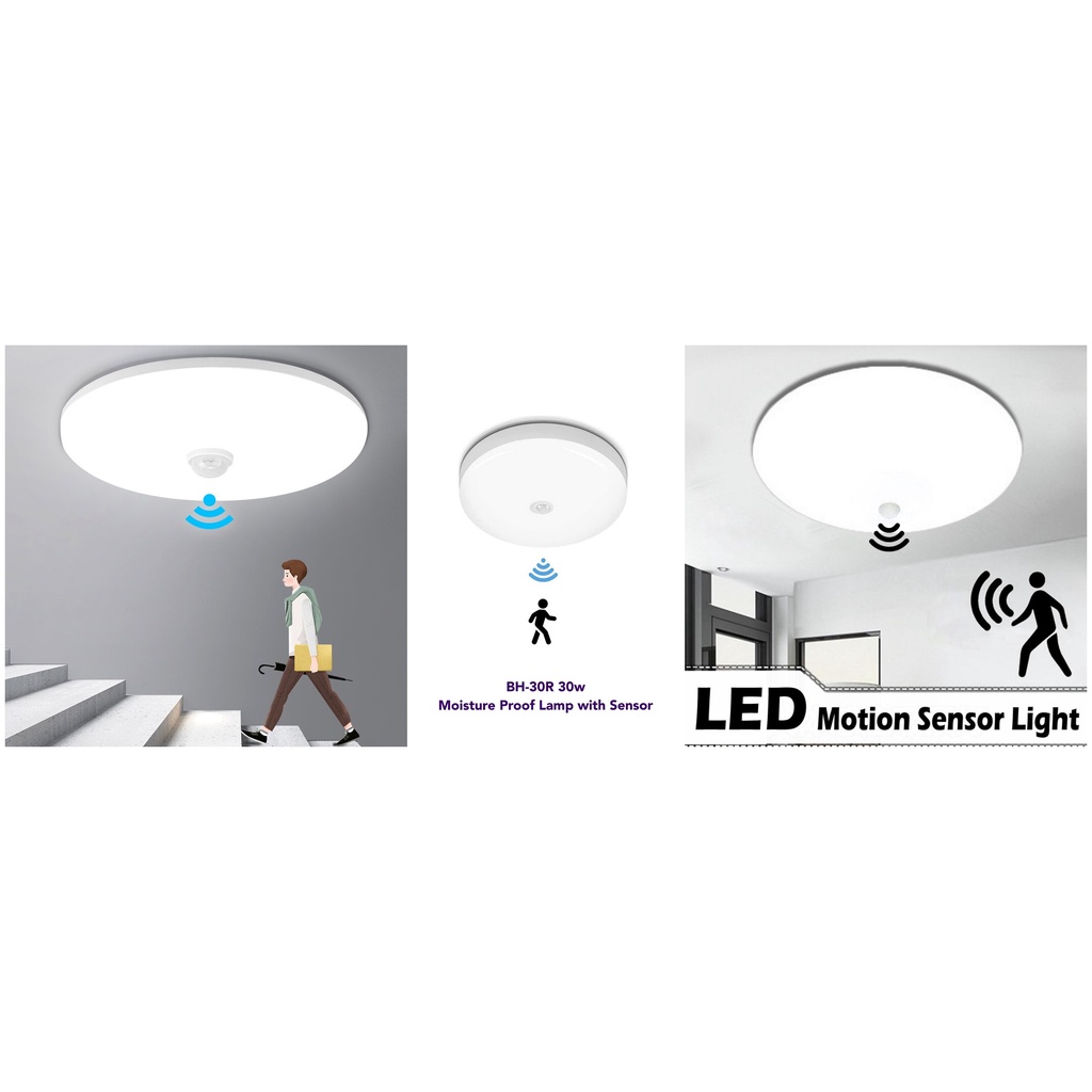 Moisture Proof LED Lamps Sensor 30W Daylight | Shopee Malaysia