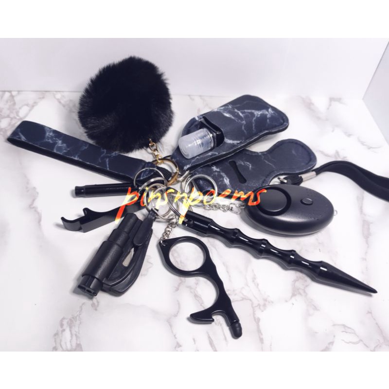 Safety Keychain Gift Set with Custom Name | Shopee Malaysia