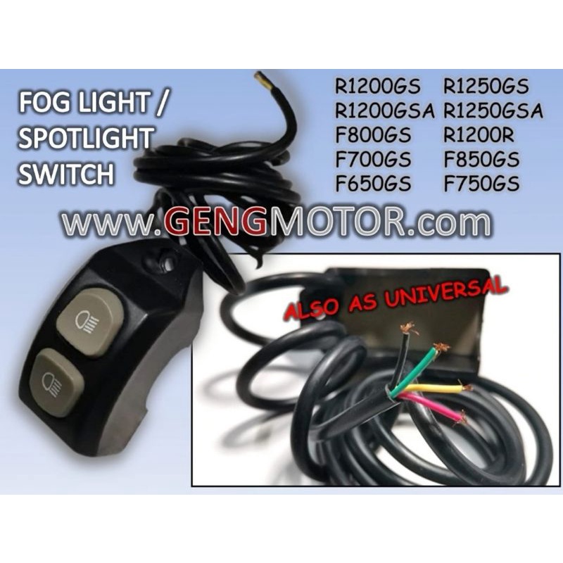 CLEAR STOCK! READY STOCK Switch Handle BMW R1200GS R1250GS F800GS ...