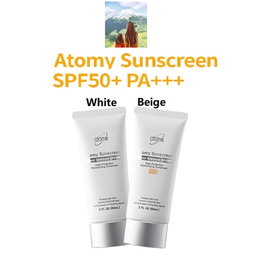ATOMY SUN SCREEN / SUNSCREEN White / Beige 60ml | Shopee Malaysia