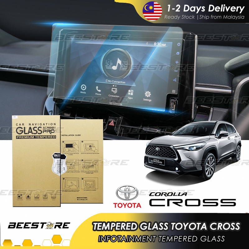 TOYOTA COROLLA FACELIFT CROSS GR HEV 2021 - 2025 Tempered Glass Screen ...