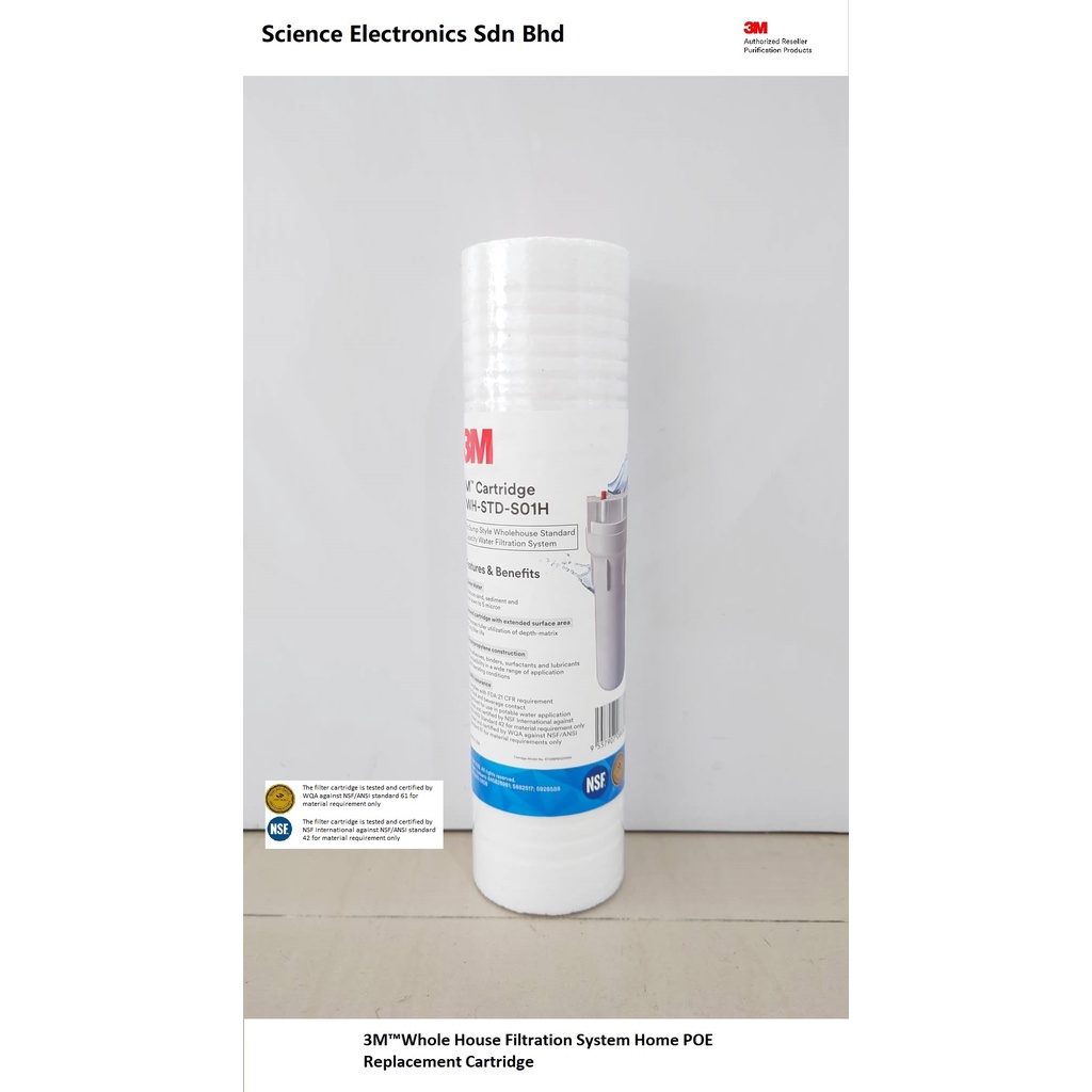 3M Water Filter Cartridge 3WH-STD-S01H for Home POE | Shopee Malaysia