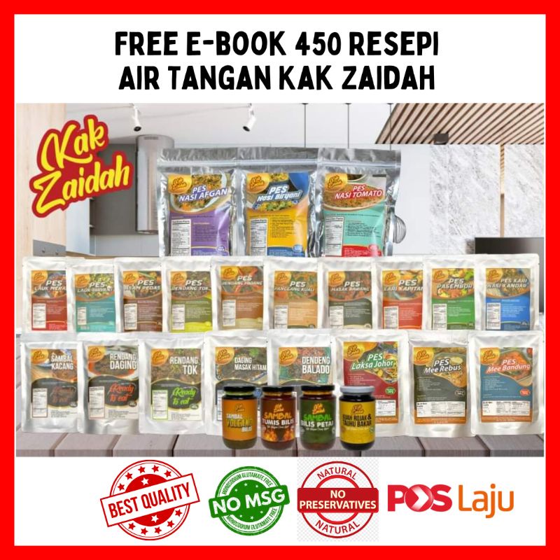 Kak Zaidah Ibrahim Pes Masakan Rempah Laksa Johor Rendang Tok Padang ...