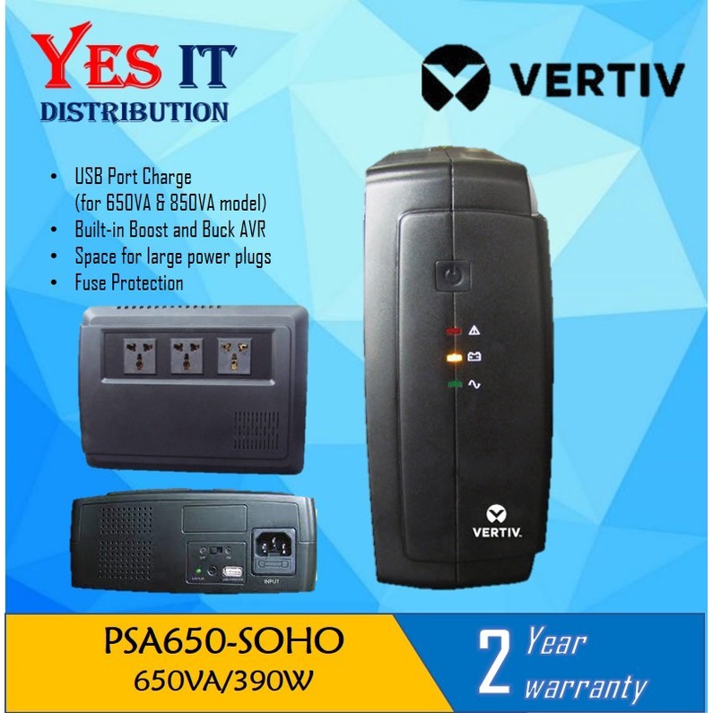 Liebert® PSA itON-SOHO 650VA/ 850VA /1000VA UPS | Shopee Malaysia