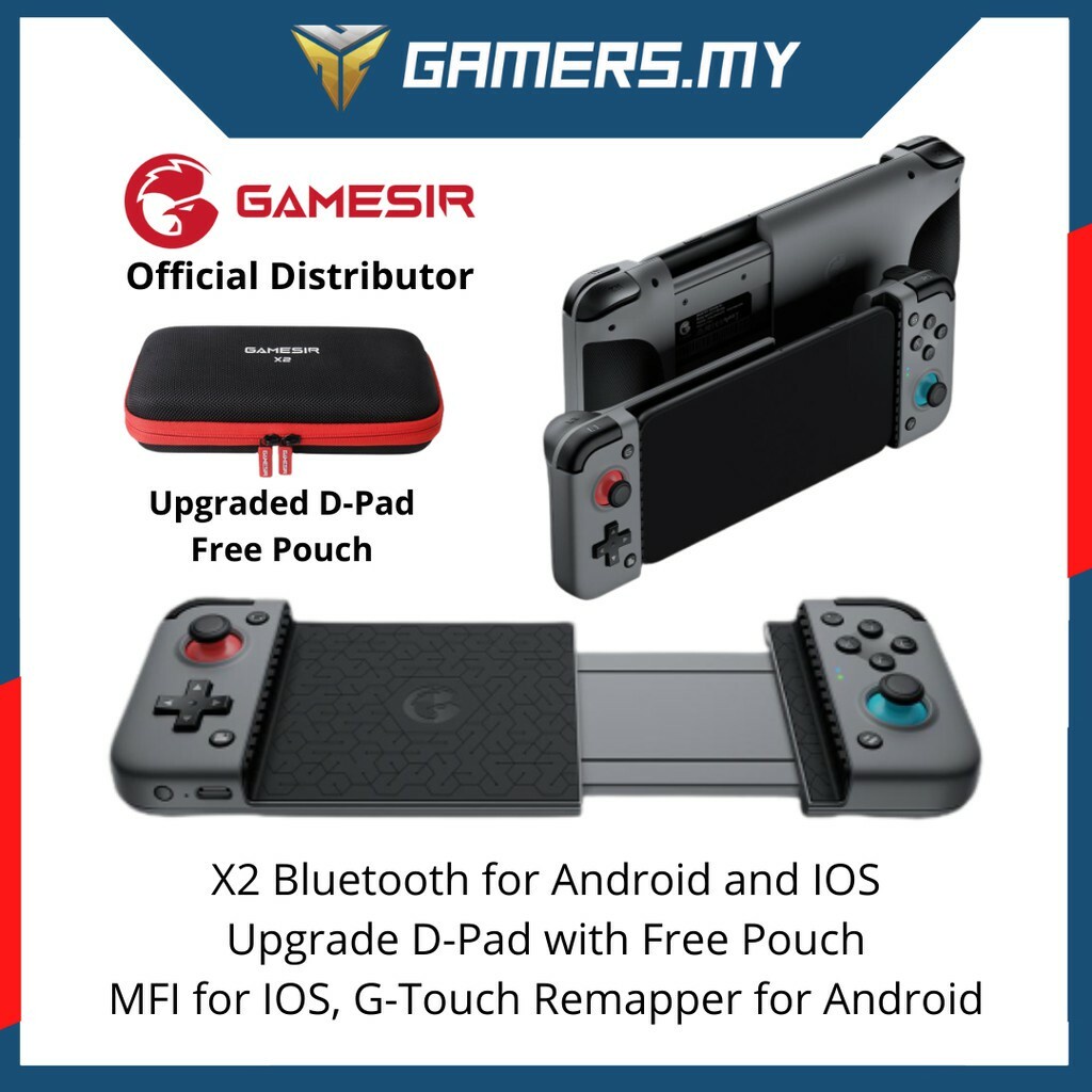 GameSir X2 Bluetooth Mobile Gaming Controller for Android and IOS with G-Touch Remapper | Shopee ...