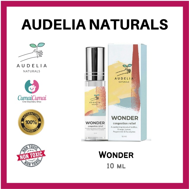 Audelia Naturals Adult Range Wonder Congestion Relief Oil (10mL) No Box ...