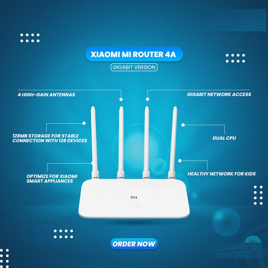 Xiaomi Wireless Router 4C 2.4GHz 300Mbps 4 Antennas 64GB | Shopee Malaysia