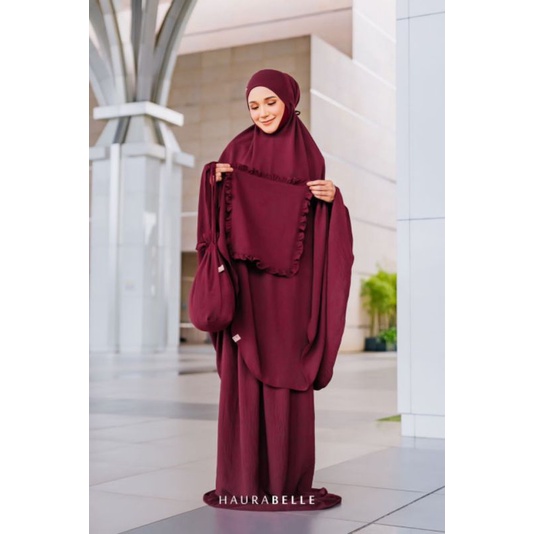TELEKUNG QADEEJA TELEKUNG TRAVEL SET With MINI SEJADAH & POUCH BAG By ...