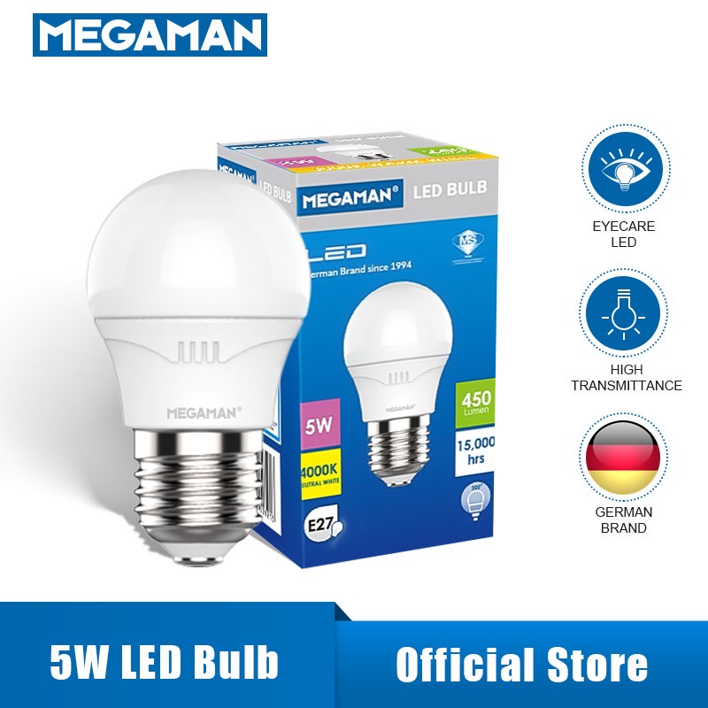 [SIRIM] MEGAMAN LED Bulb 3W 5W 7W 10W 15W Stick Bulb PLC E27 Mentol ...