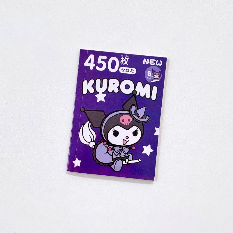450pcs Sanrio Scrapbook Sticker Book Kuromi Melody Cartoon Cute 16 ...