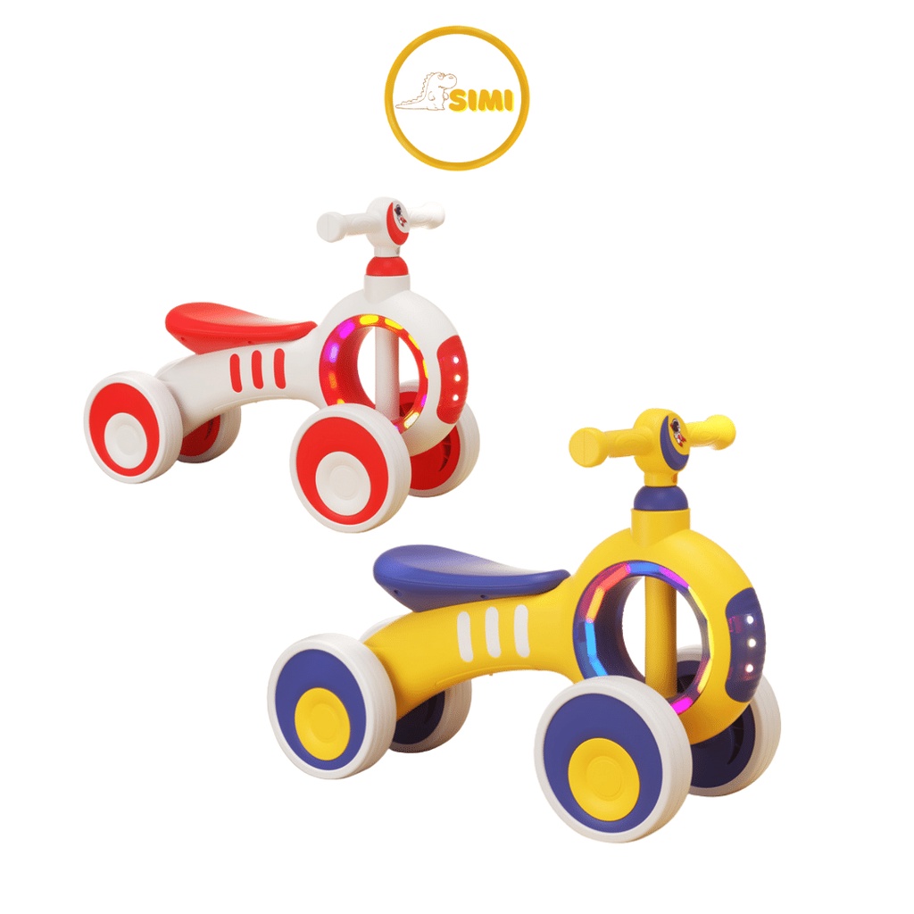 SIMI Baby Balance Bike Music Lightning Premium High Quality Walker Push Car Bicycle Scooter ...
