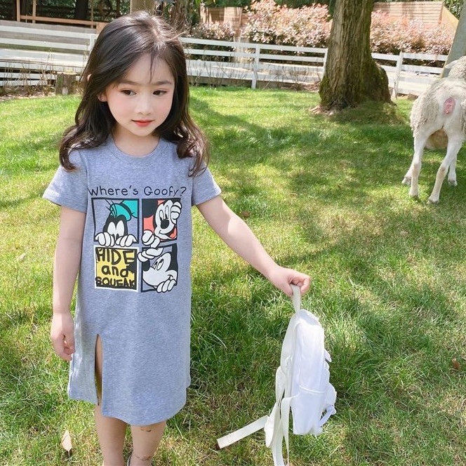 PRINCESS KESLI 1-9 Years Baby Girl Dress Korean Style Kids Girls T ...