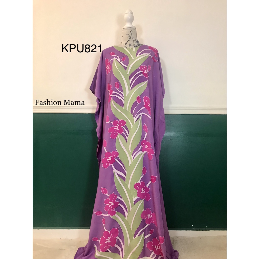 KAFTAN KELAWAR BATIK LUKIS TANGAN NEW DESIGN 2022 JAHITAN VIP@KELIM ...