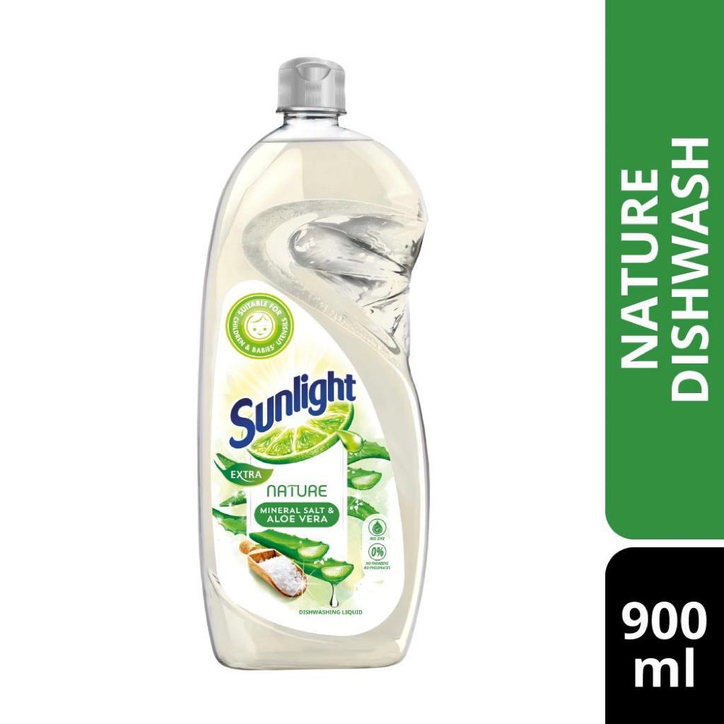 Sunlight Extra Nature Mineral Salt & Aloe Vera Dishwashing Liquid 800ML ...