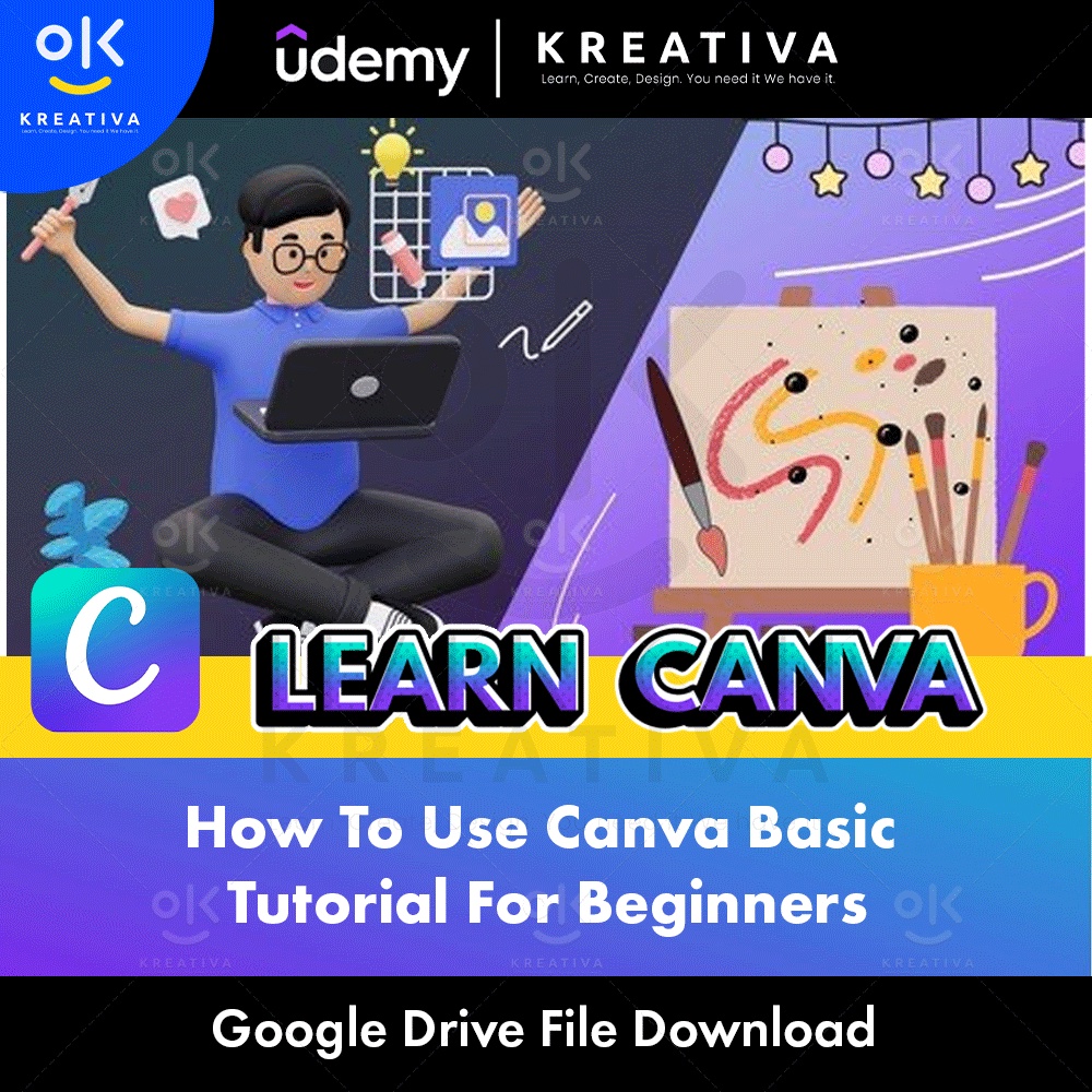 Video Course - How To Use Canva Basic Tutorial For Beginners | Learn Canva Course | Shopee Malaysia
