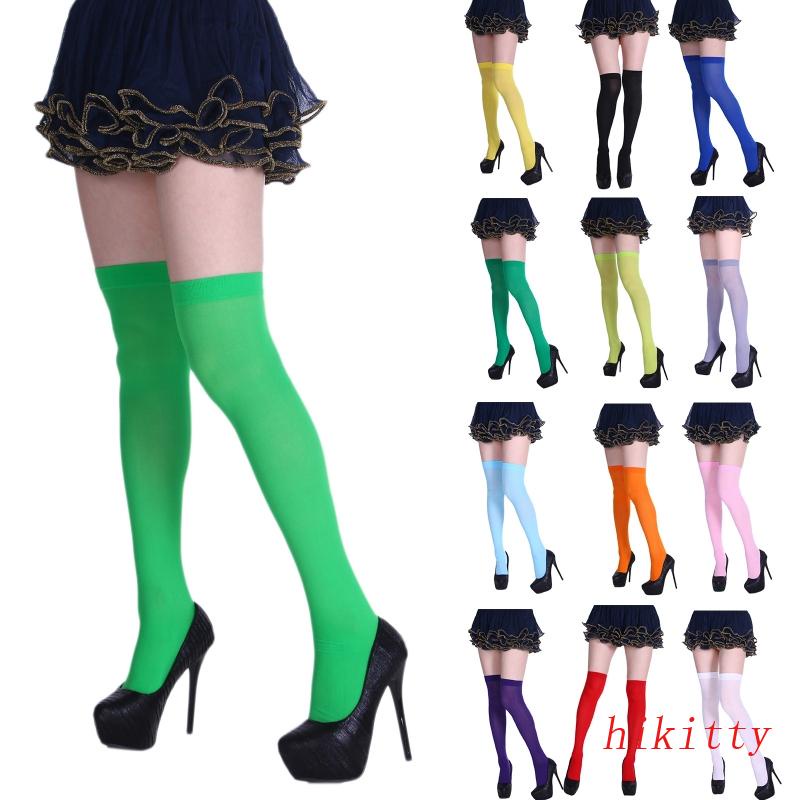 HIK Long Socks Women Velet Over Knee Thigh High Stockings Girls Anime ...