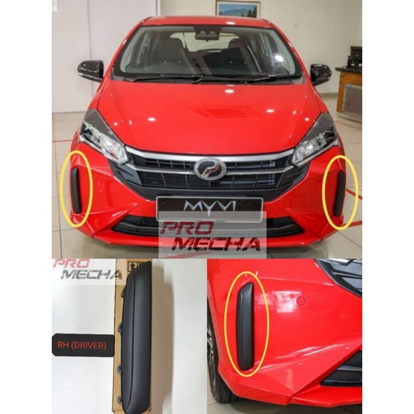 ORIGINAL PERODUA NEW MYVI D51A 2022~2024 FRONT BUMPER DAY LIGHT COVER ...