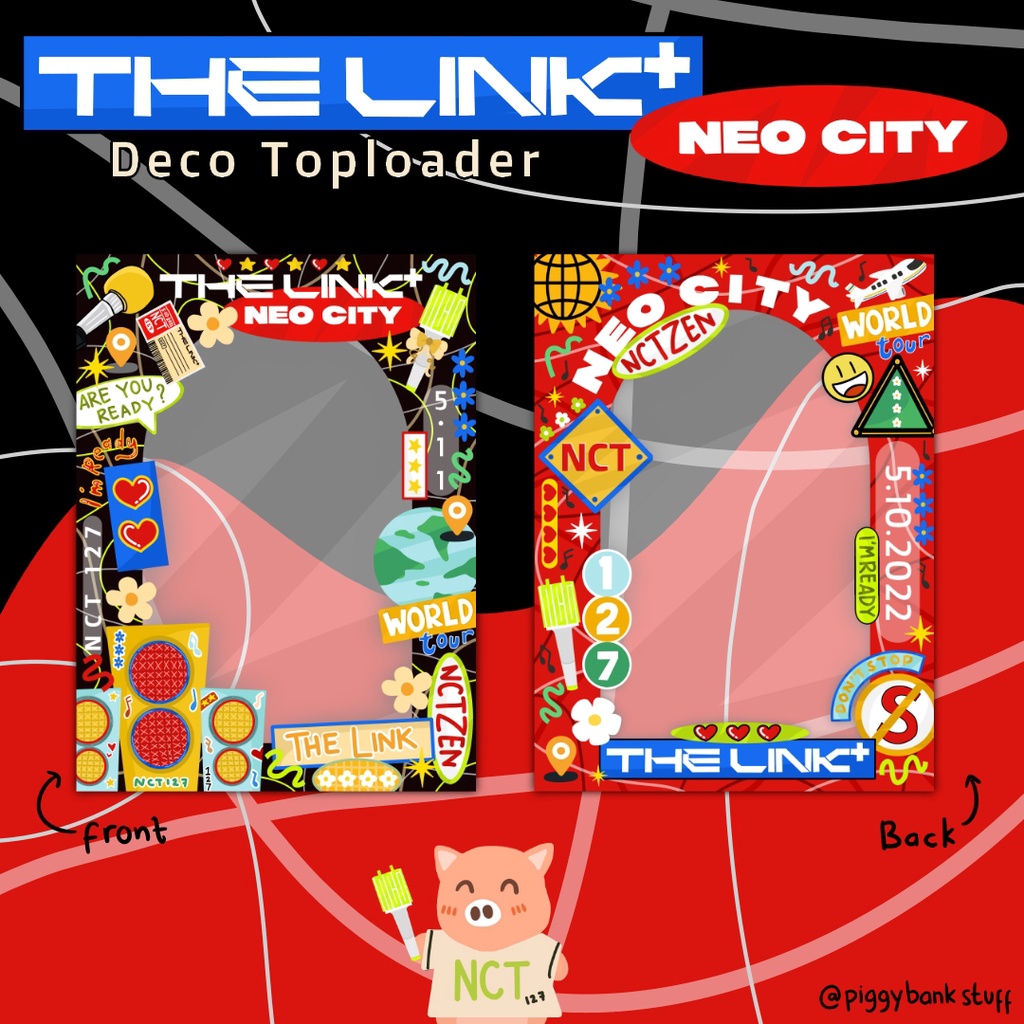 Piggybank- The Link Neo City NCT 127 Concert Toploader/Sticker ...