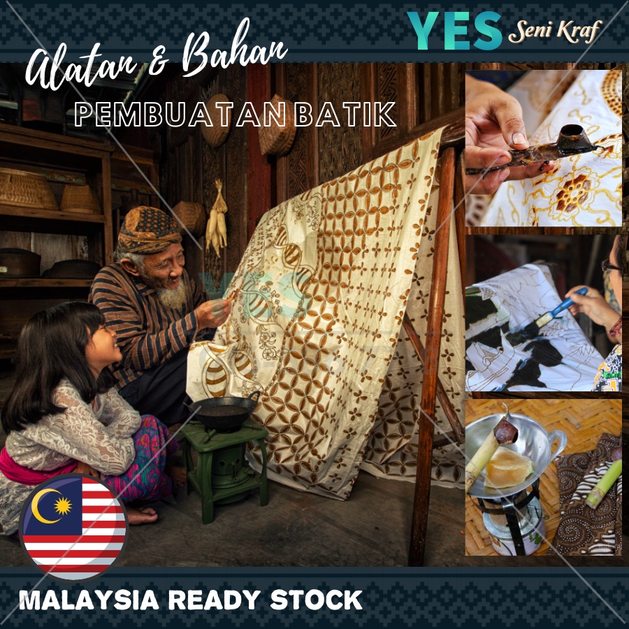 [READY STOCK] ALATAN DAN BAHAN PEMBUATAN BATIK untuk sekolah Pendidikan ...