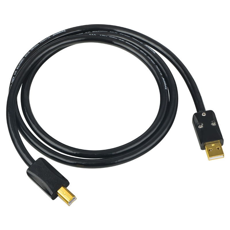 HiFi Sterling Silver USB A to B Audio Line PC Computer to Decoder DAC ...